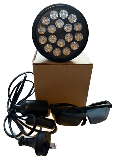 LIGHTFORCE LED RED & INFRARED 54W BULB, CORD & GLASSES PACK – Infrared ...