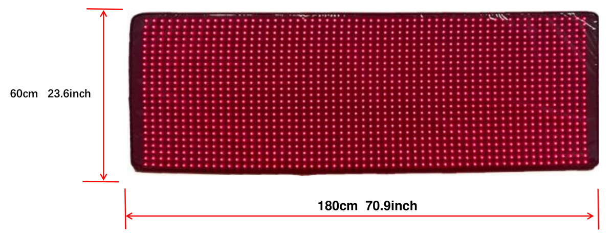 LIGHTFORCE LED RED & INFRARED LIGHT THERAPY 180 x 60 CM MAT – Infrared ...