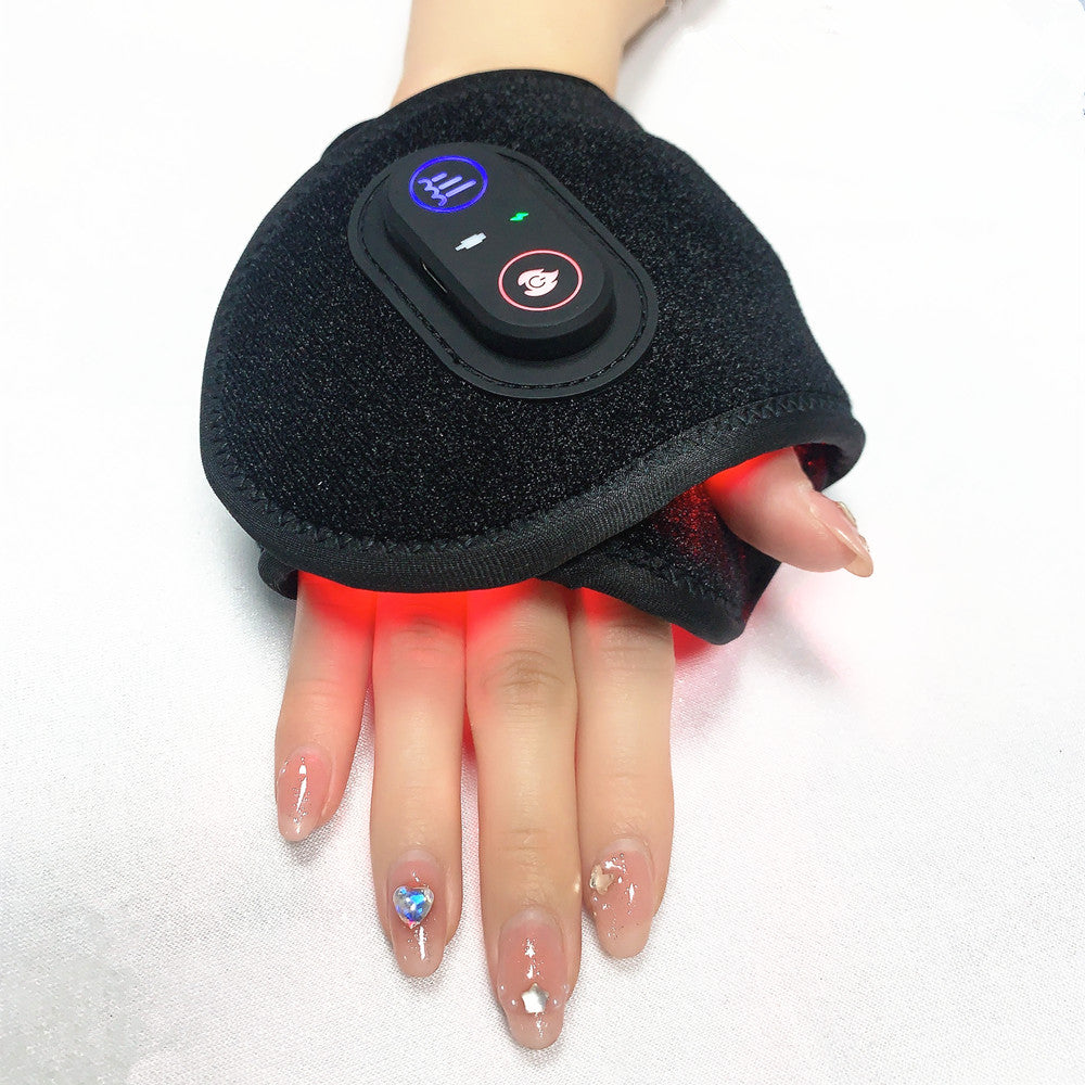 LIGHTFORCE RED & NEAR INFRARED LED LIGHT THERAPY WRIST & HAND WRAP ...